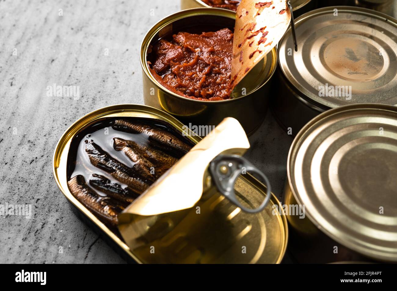 Conserved fish hi-res stock photography and images - Alamy