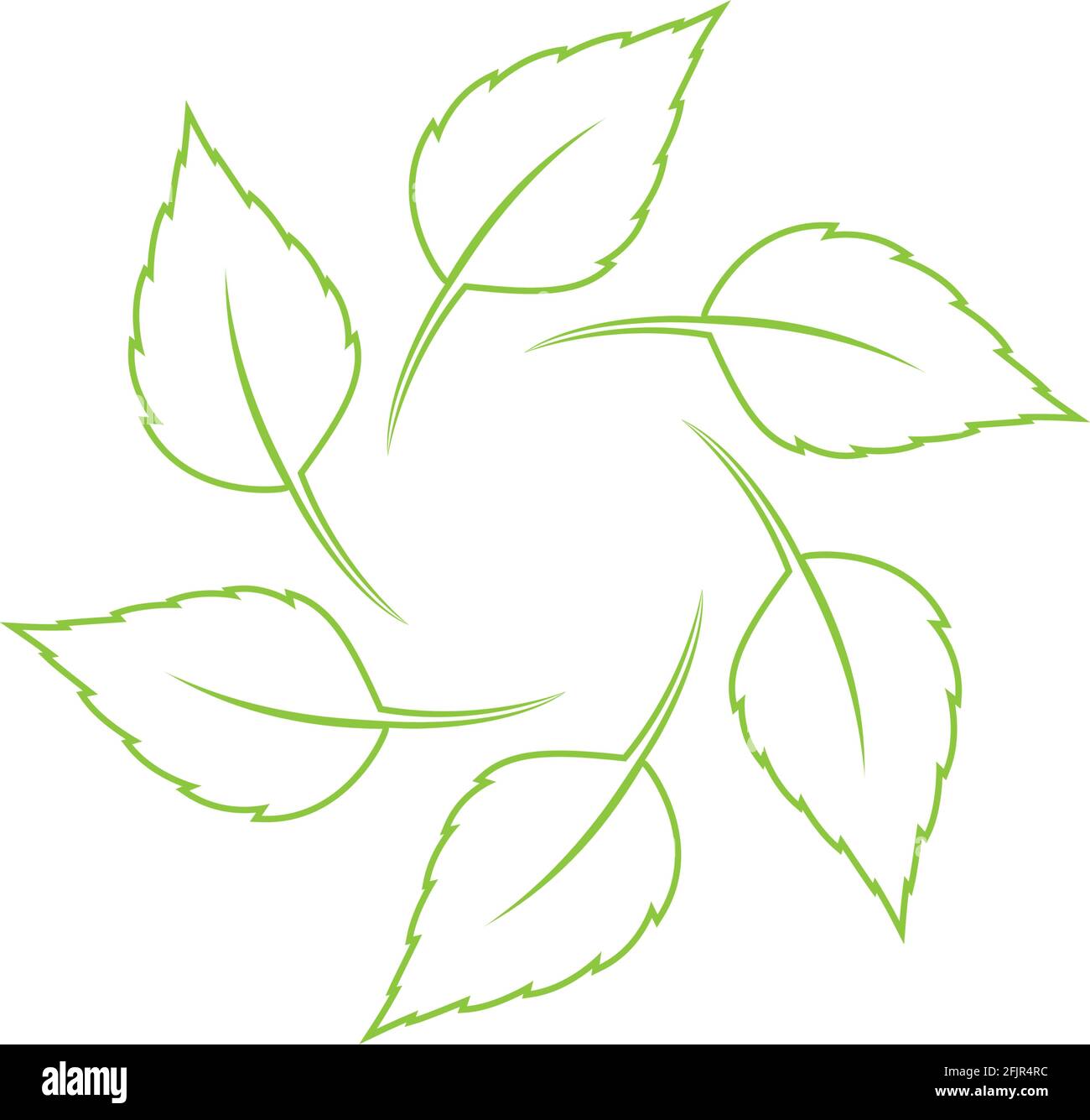 Leaf logo vector icon design template Stock Vector Image & Art - Alamy