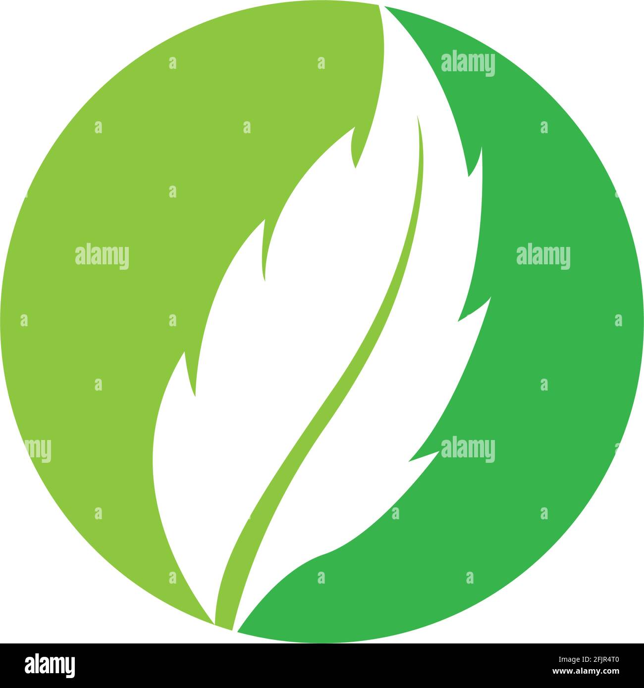 Leaf logo vector icon design template Stock Vector Image & Art - Alamy