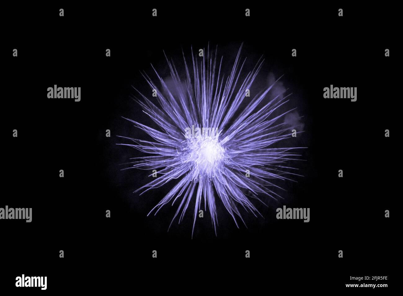 Beautiful purple big bang science object with glowing core. Scientific ...