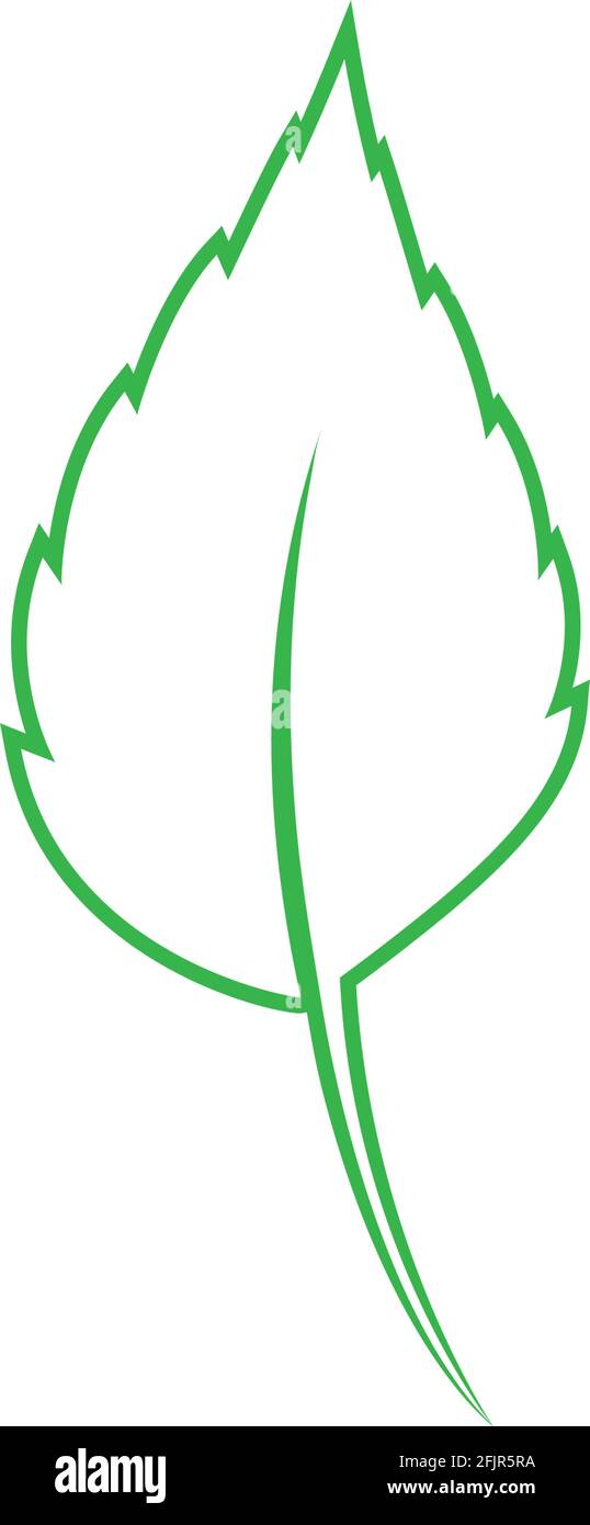 Leaf logo vector icon design template Stock Vector Image & Art - Alamy