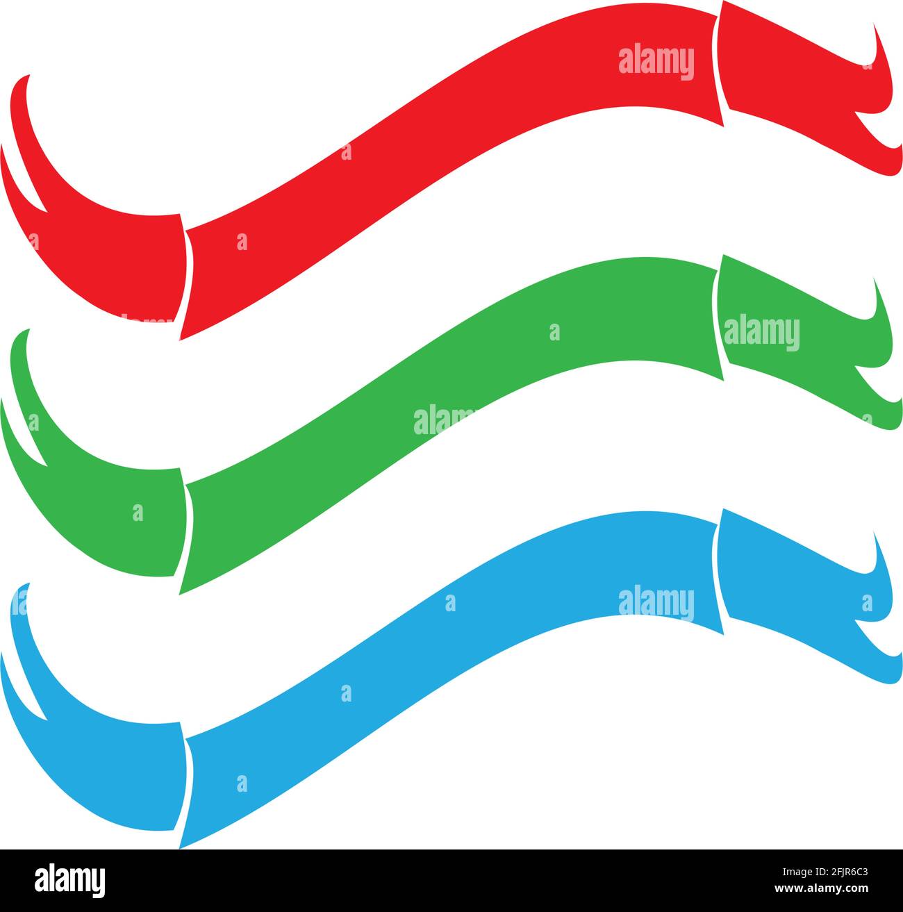 ribbon logo symbol and icon template Stock Vector Image & Art - Alamy