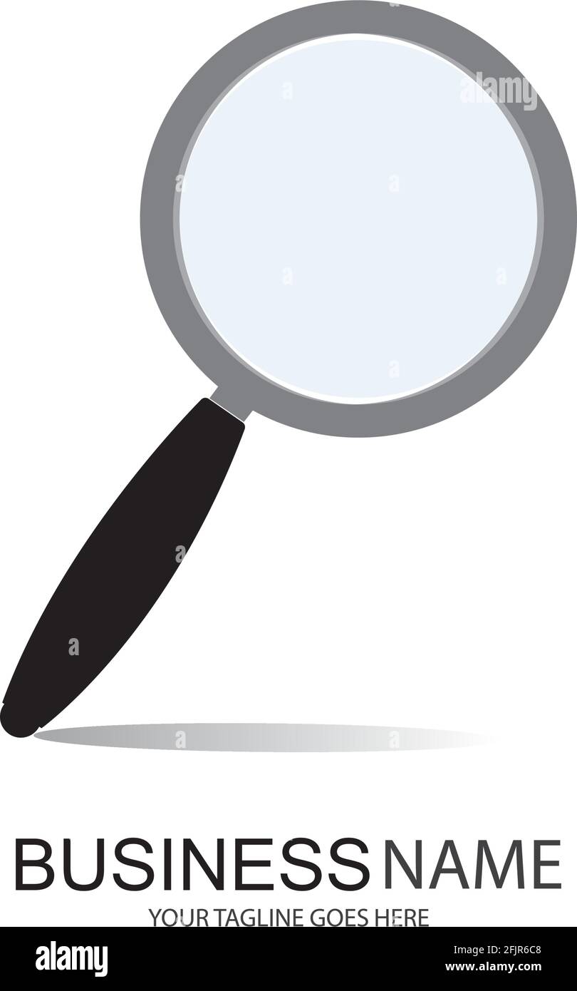 magnifying glass icon logo element illustration,magnifying glass symbol ...