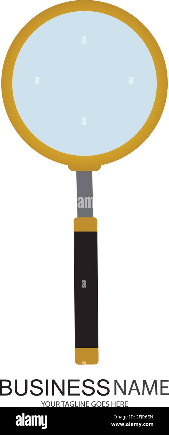 magnifying glass icon logo element illustration,magnifying glass symbol ...