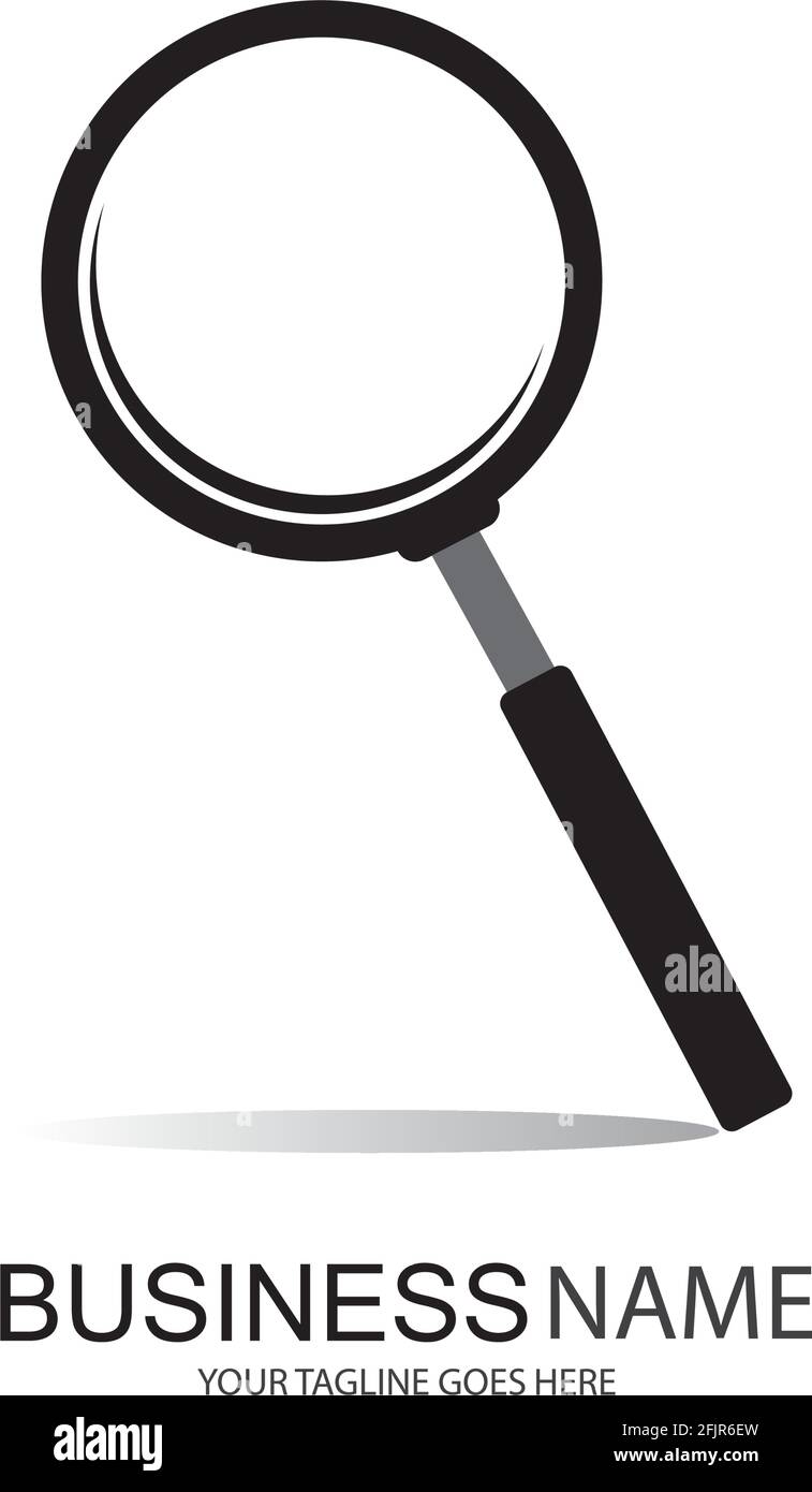 magnifying glass icon logo element illustration,magnifying glass symbol ...