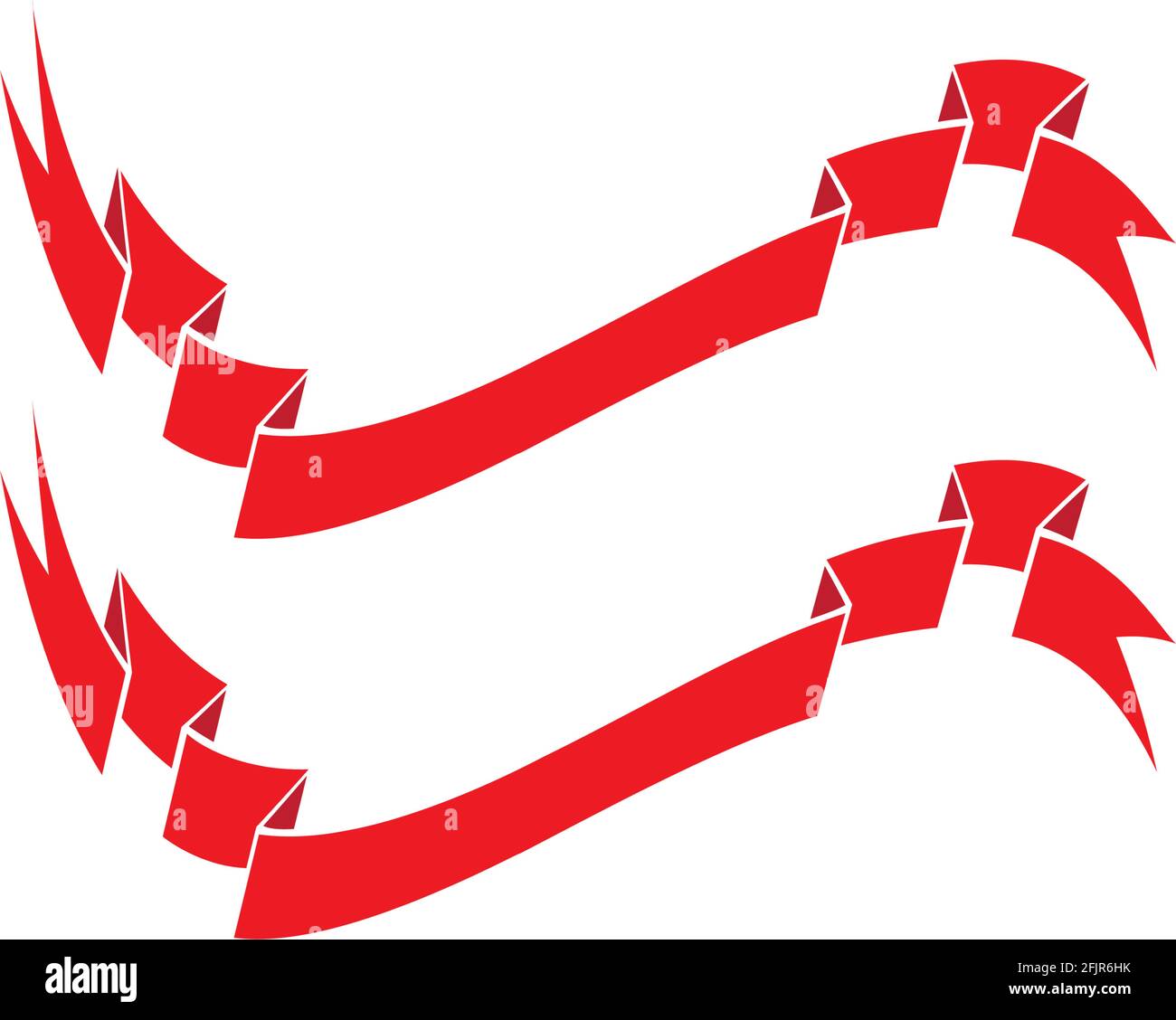 ribbon logo symbol and icon template Stock Vector Image & Art - Alamy