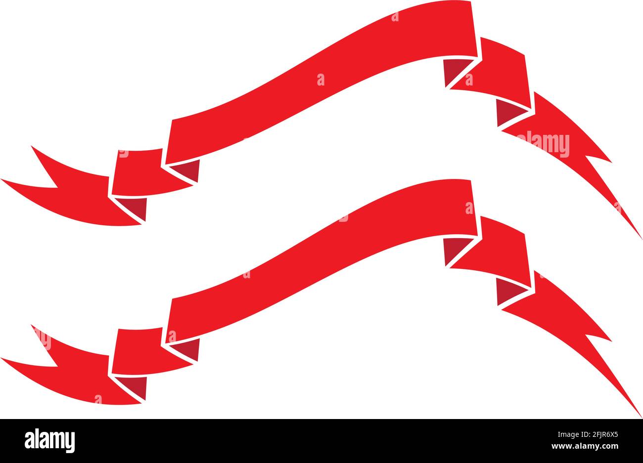 ribbon logo symbol and icon template Stock Vector Image & Art - Alamy