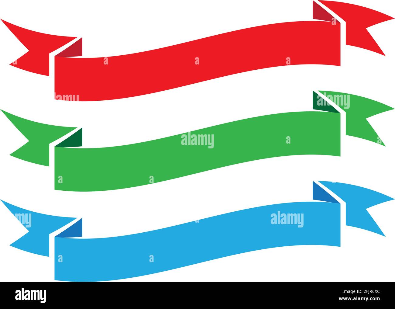 ribbon logo symbol and icon template Stock Vector Image & Art - Alamy