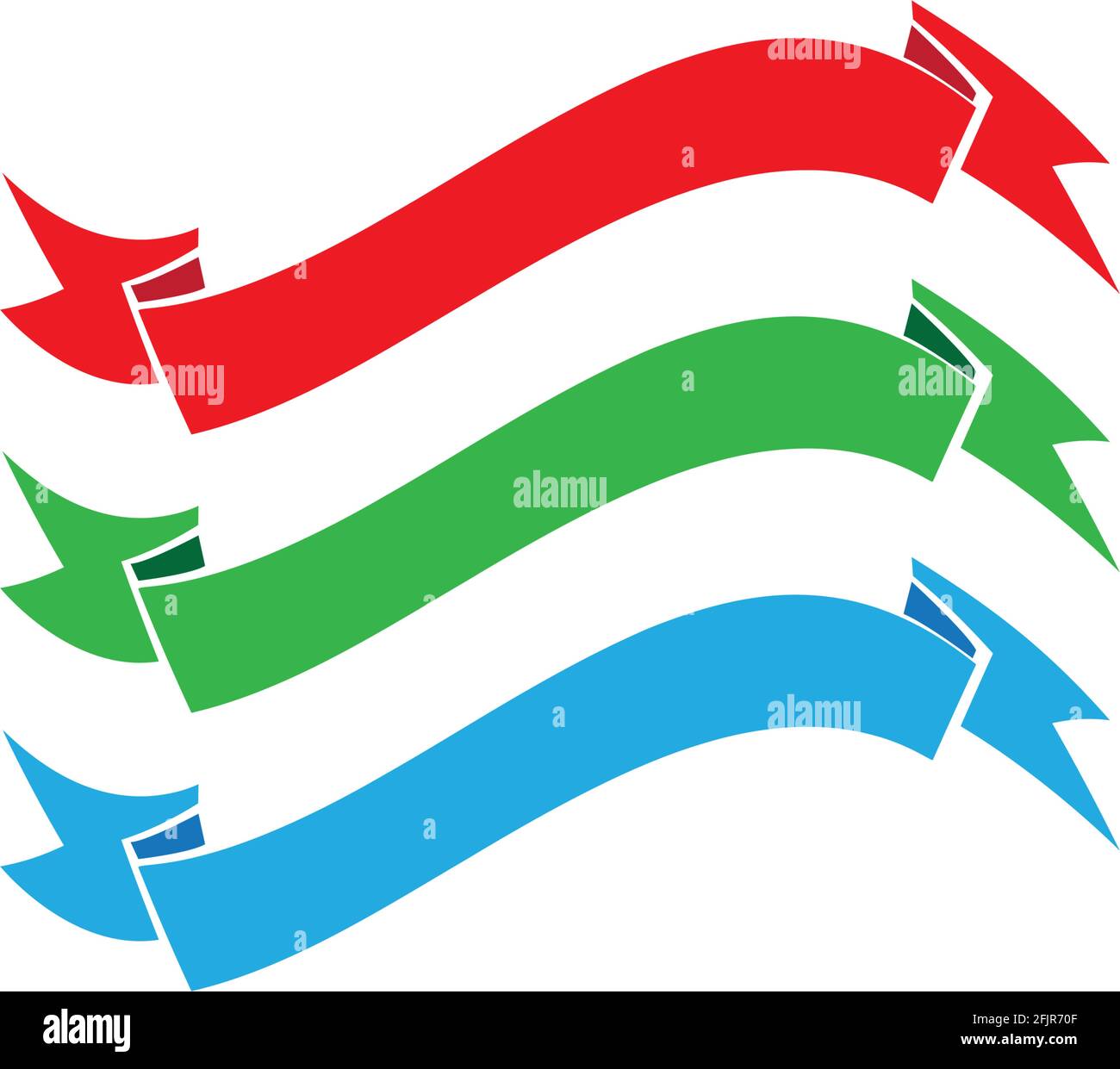 ribbon logo symbol and icon template Stock Vector Image & Art - Alamy