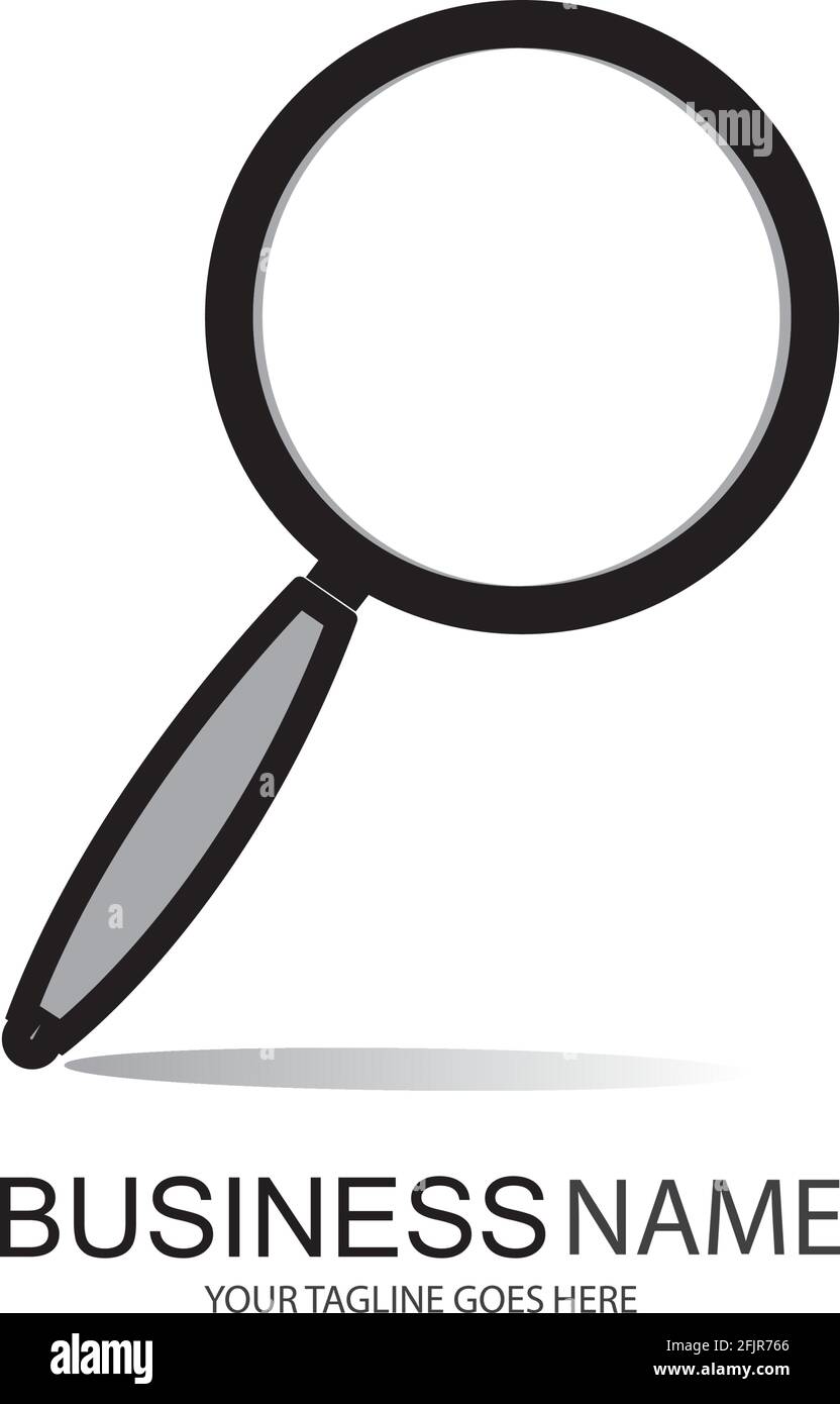 magnifying glass icon logo element illustration,magnifying glass symbol ...