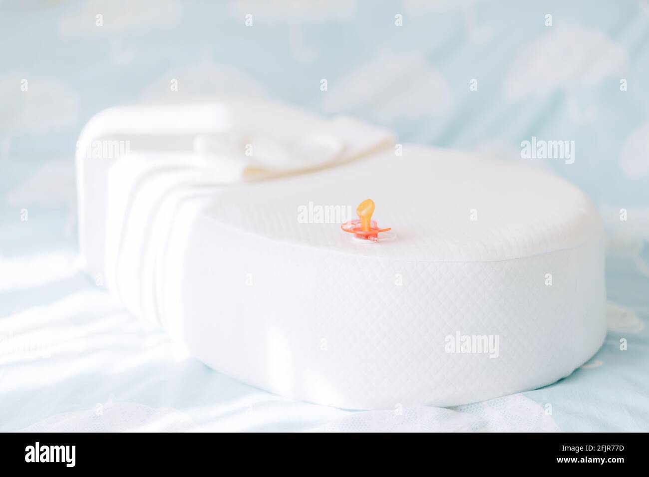 Child adoption and In Vitro Fertilization IVF . Empty cozy baby cot ...