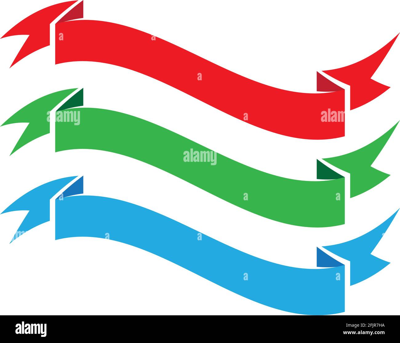 ribbon logo symbol and icon template Stock Vector Image & Art - Alamy