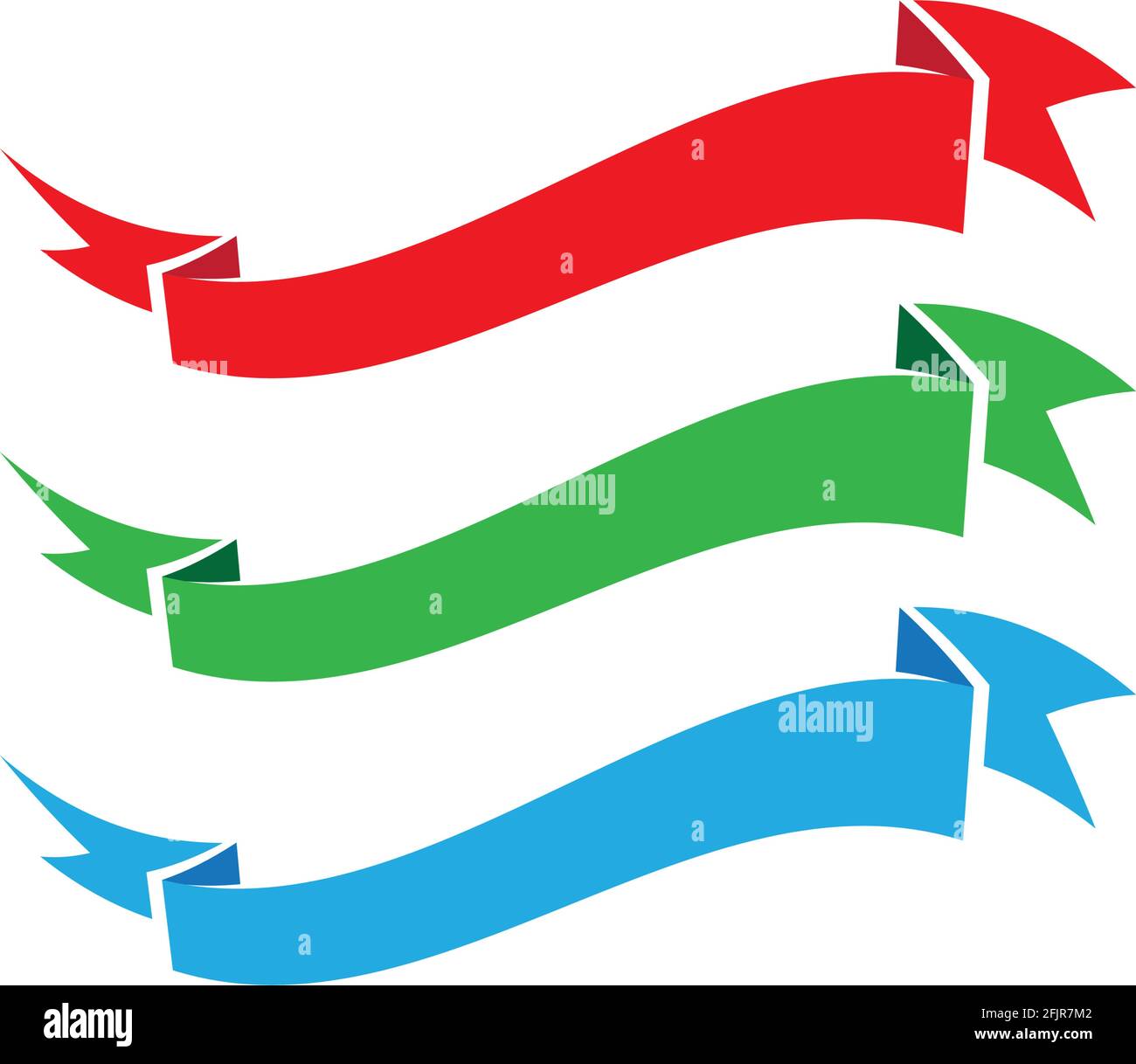 ribbon logo symbol and icon template Stock Vector Image & Art - Alamy