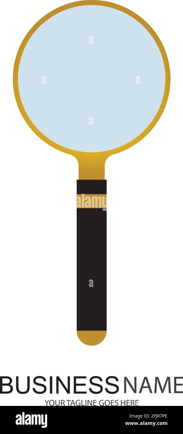 magnifying glass icon logo element illustration,magnifying glass symbol ...
