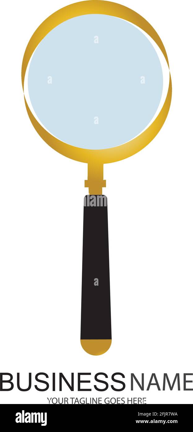 magnifying glass icon logo element illustration,magnifying glass symbol ...
