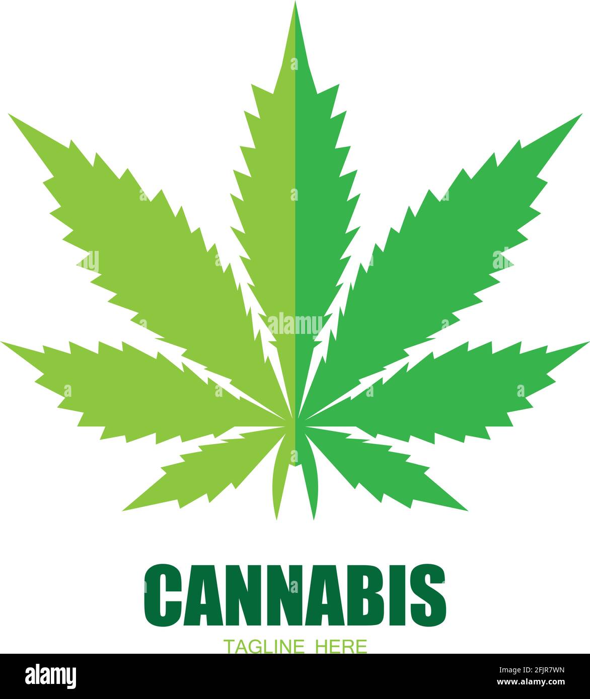 cannabis marijuana leaf icon vector Stock Vector Image & Art - Alamy