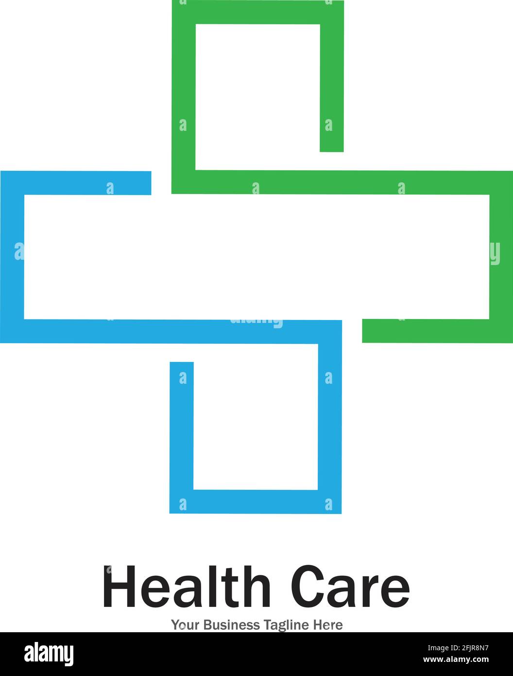 Modern cross logo. Health, medical icon template - Vector Stock Vector ...