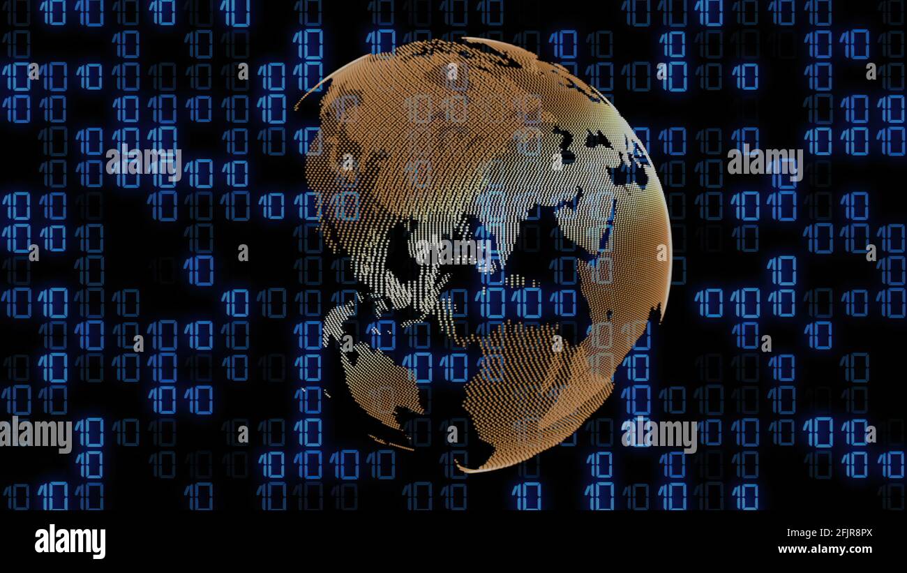 3D illustration - Technology Interface Computer Data Digital Screen ...