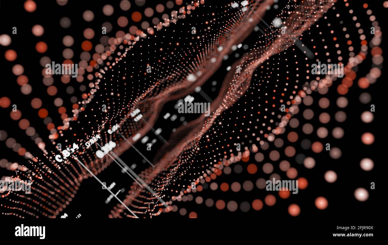 Big Data Visualization. Abstract structure Stock Photo - Alamy