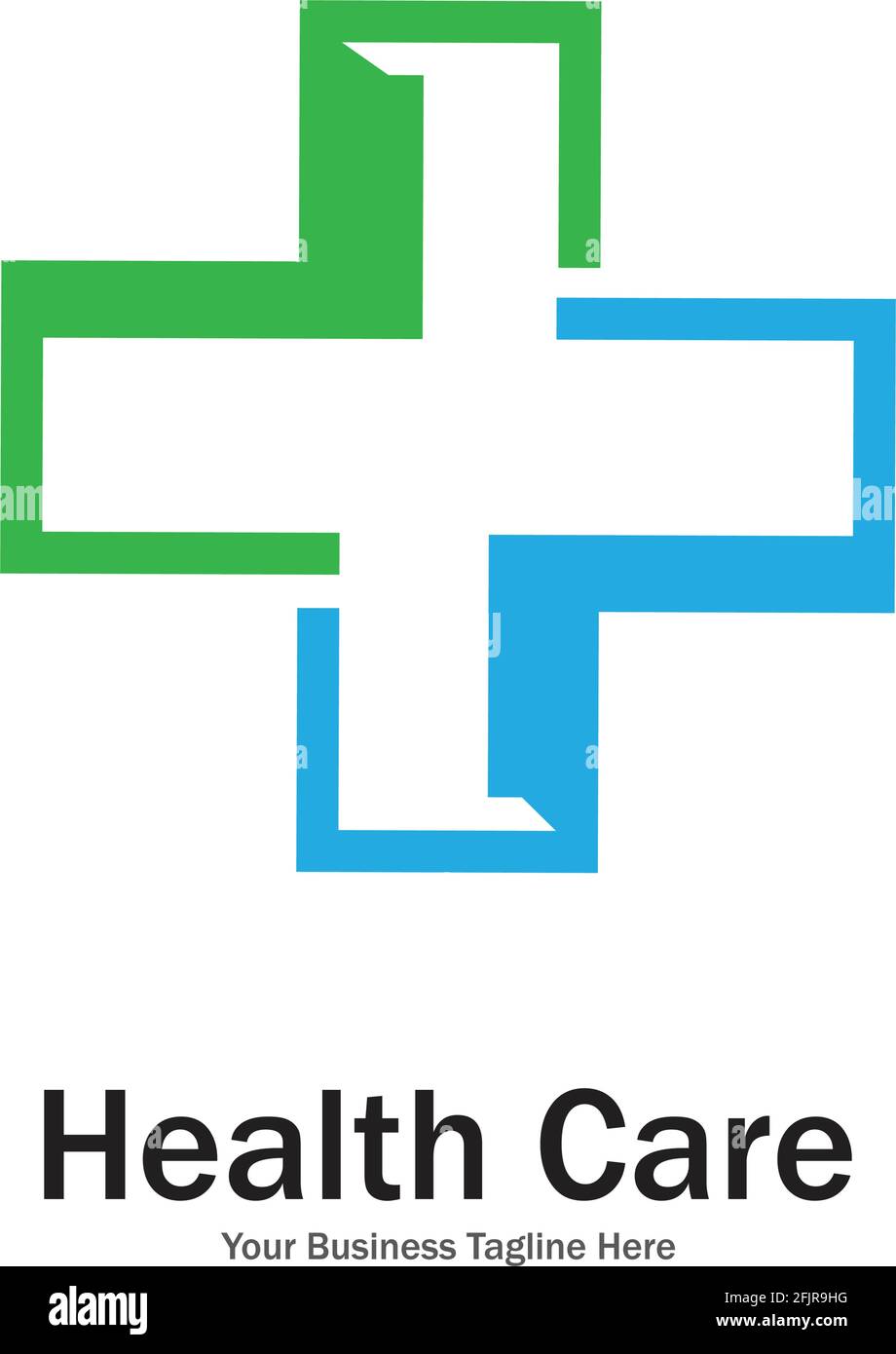 Modern cross logo. Health, medical icon template - Vector Stock Vector ...