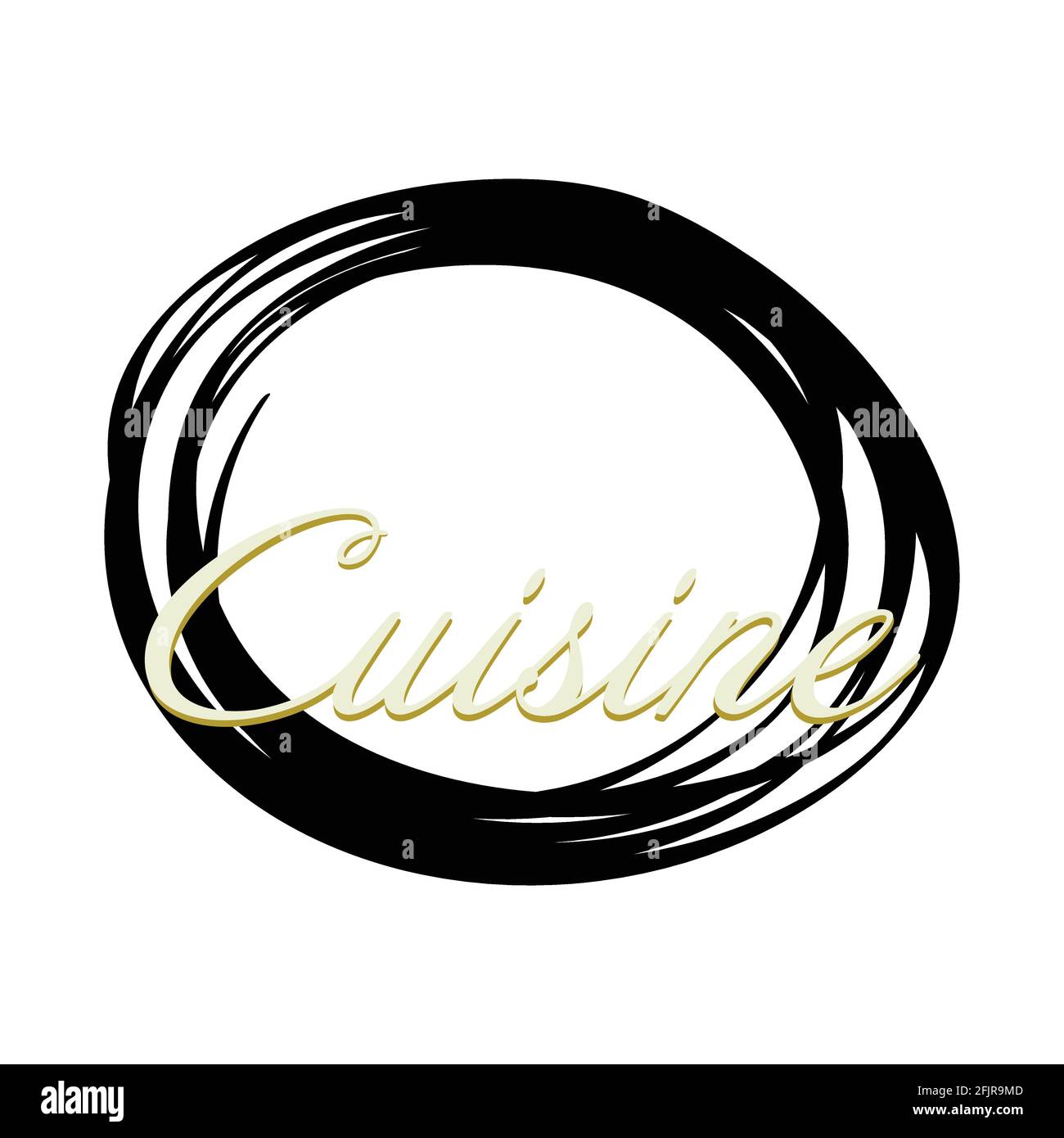 Abstract Restaurant Cuisine Logo. Dish Symbol Template. Vector ...