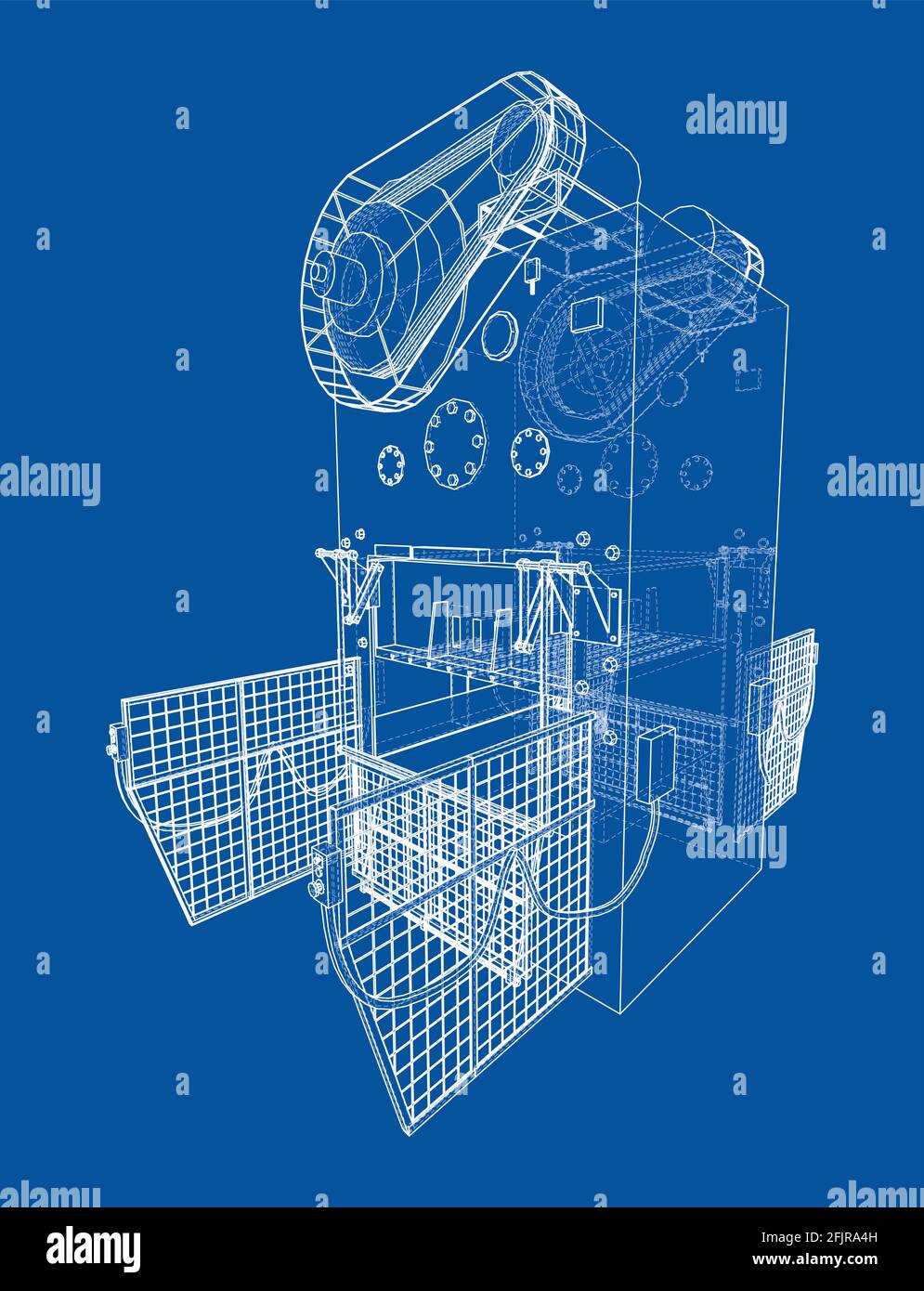 Powerful Press. Vector Stock Vector Image & Art - Alamy