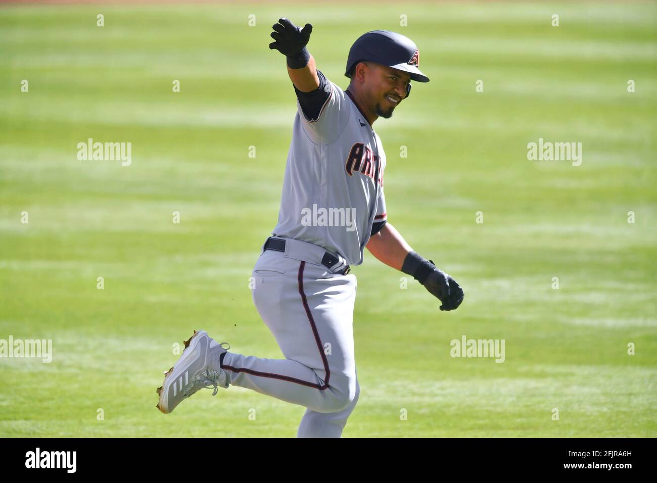 Atlanta, GA, USA. 25th Apr, 2021. Arizona Diamondbacks infielder ...