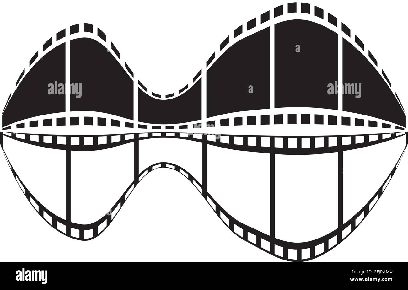 abstract film icon vector illustration design template Stock Vector ...