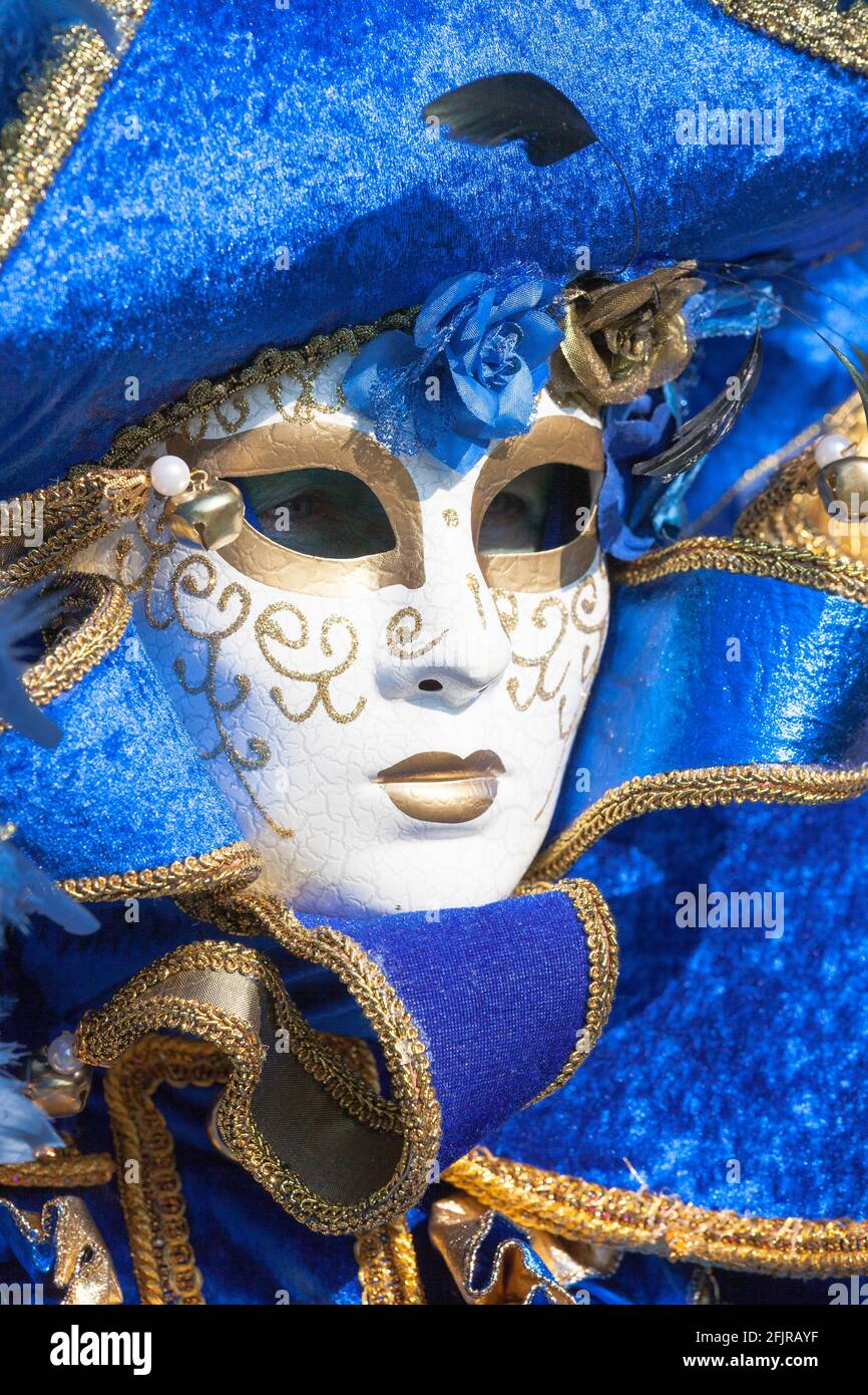 Shiny blue headgear hi-res stock photography and images - Alamy
