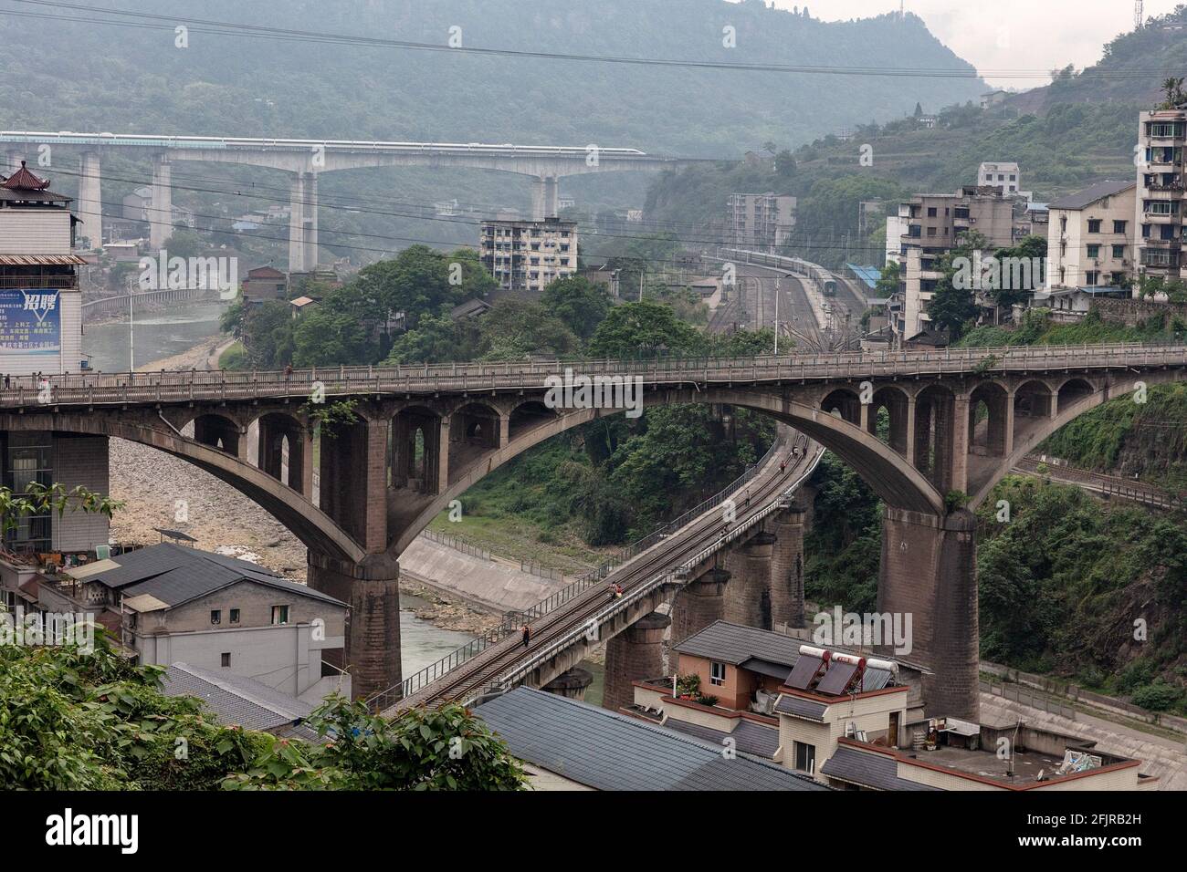 April 26, 2021, Chongqing, Chongqing, China: Ganshui Town, Qijiang ...