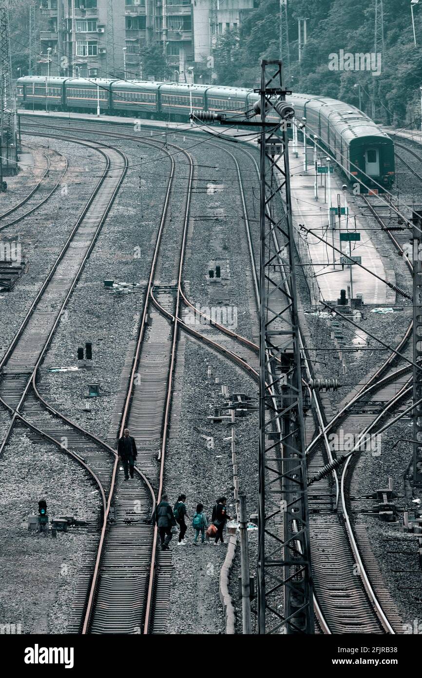 April 26, 2021, Chongqing, Chongqing, China: Ganshui Town, Qijiang ...