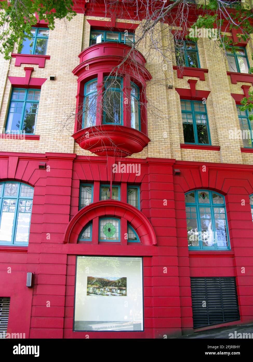 AUCKLAND New Zealand old architecture with brick and color Stock Photo ...