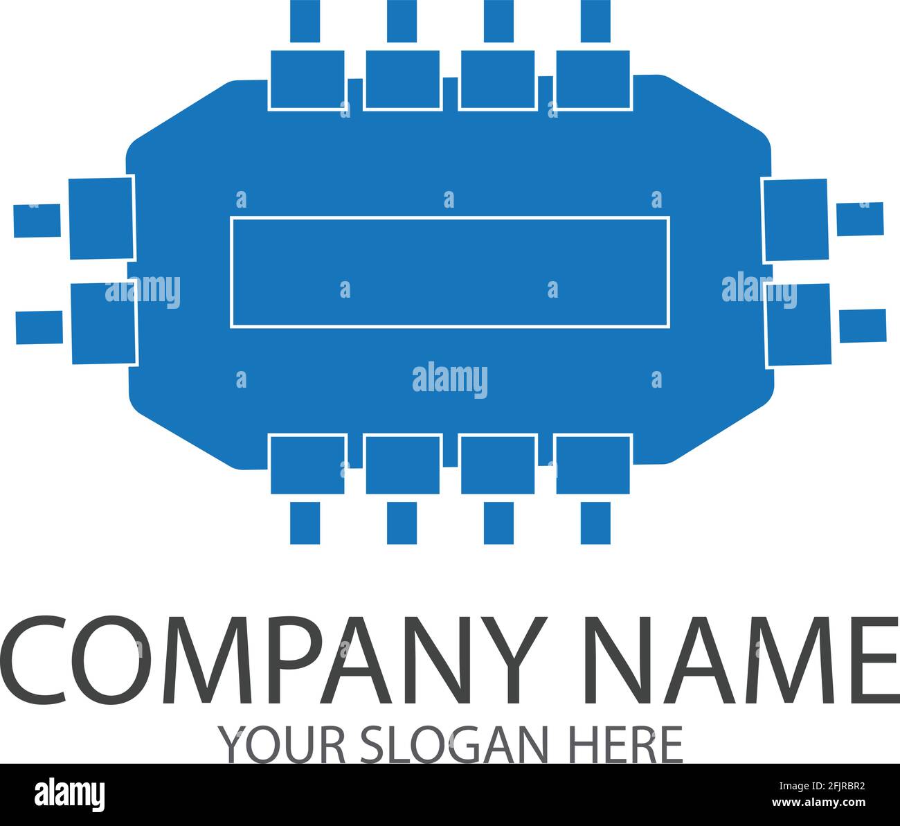 Cpu Simple Vector Icon Illustration Symbol Template Stock Vector Image And Art Alamy