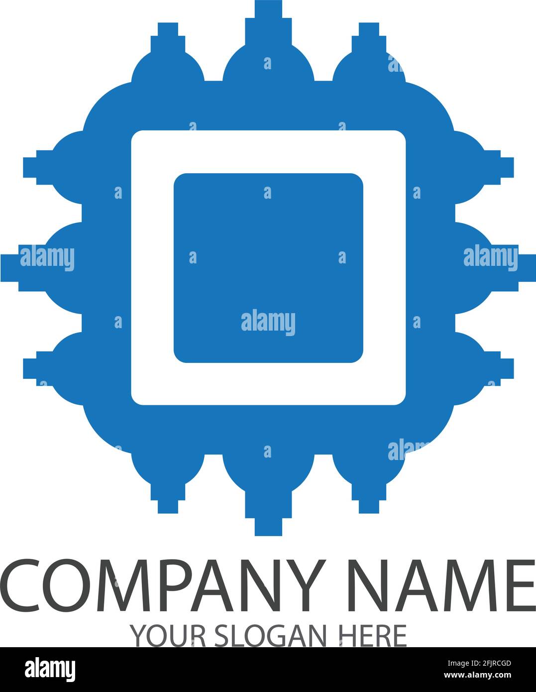 Cpu Simple Vector Icon Illustration Symbol Template Stock Vector Image And Art Alamy