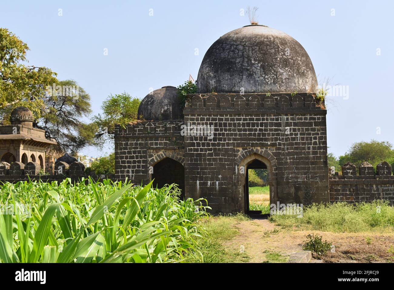 Gate of Ahmed Nizam Shah tomb at Bagh Rauza . Bagh Rauza is a small ...
