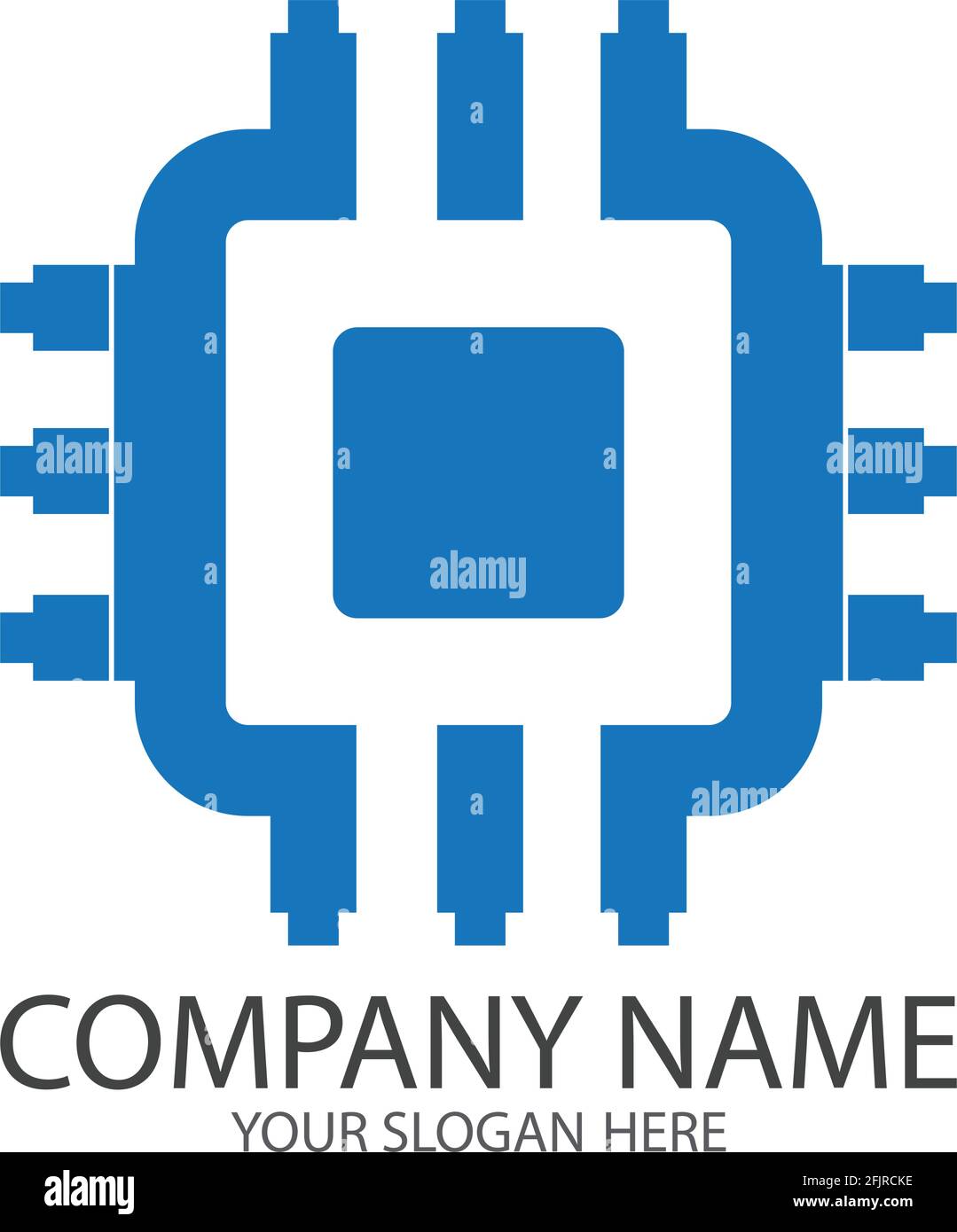 Cpu Simple Vector Icon Illustration Symbol Template Stock Vector Image