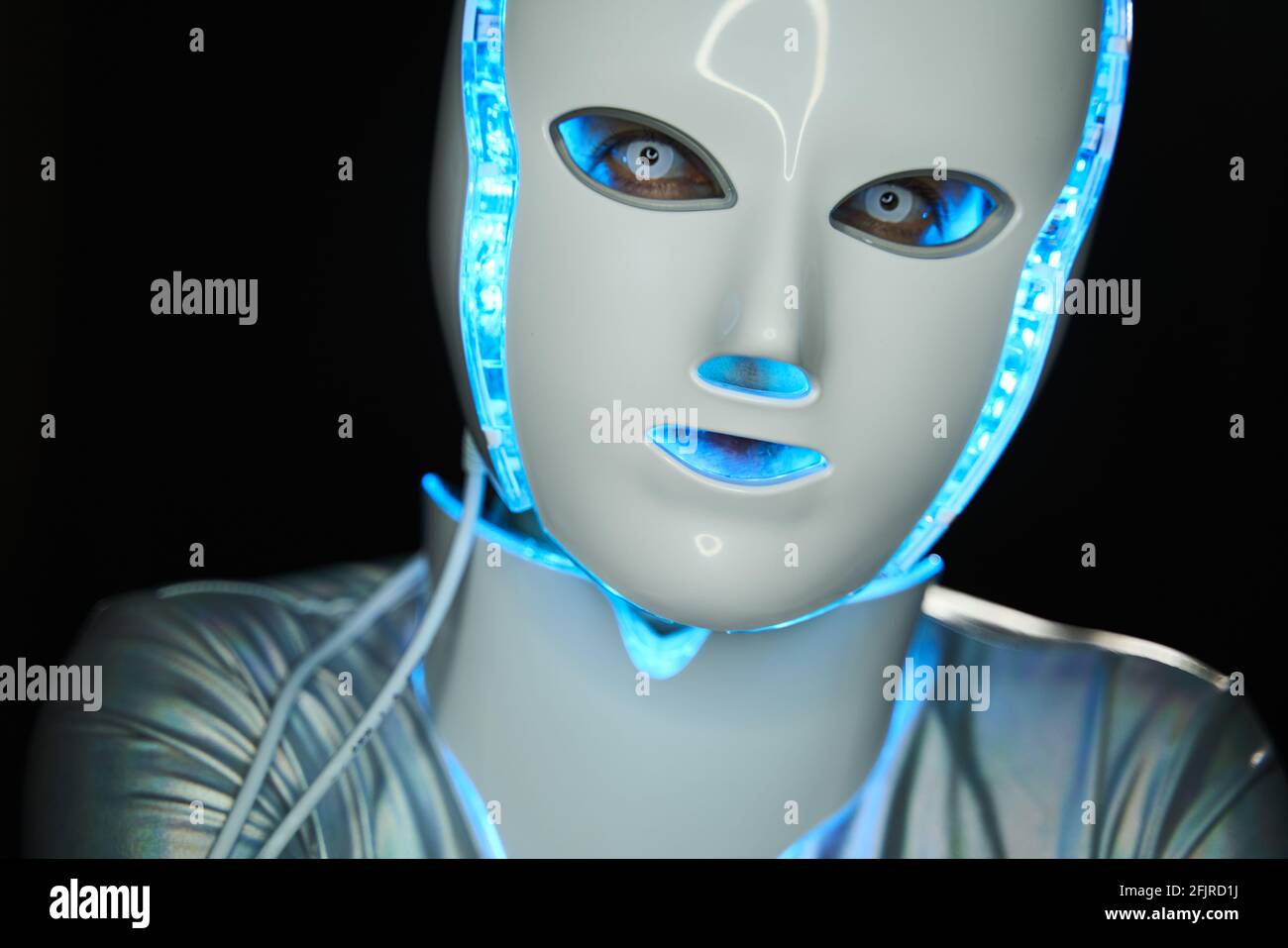 Portrait of futuristic robot. Concept of future technology, virtual ...