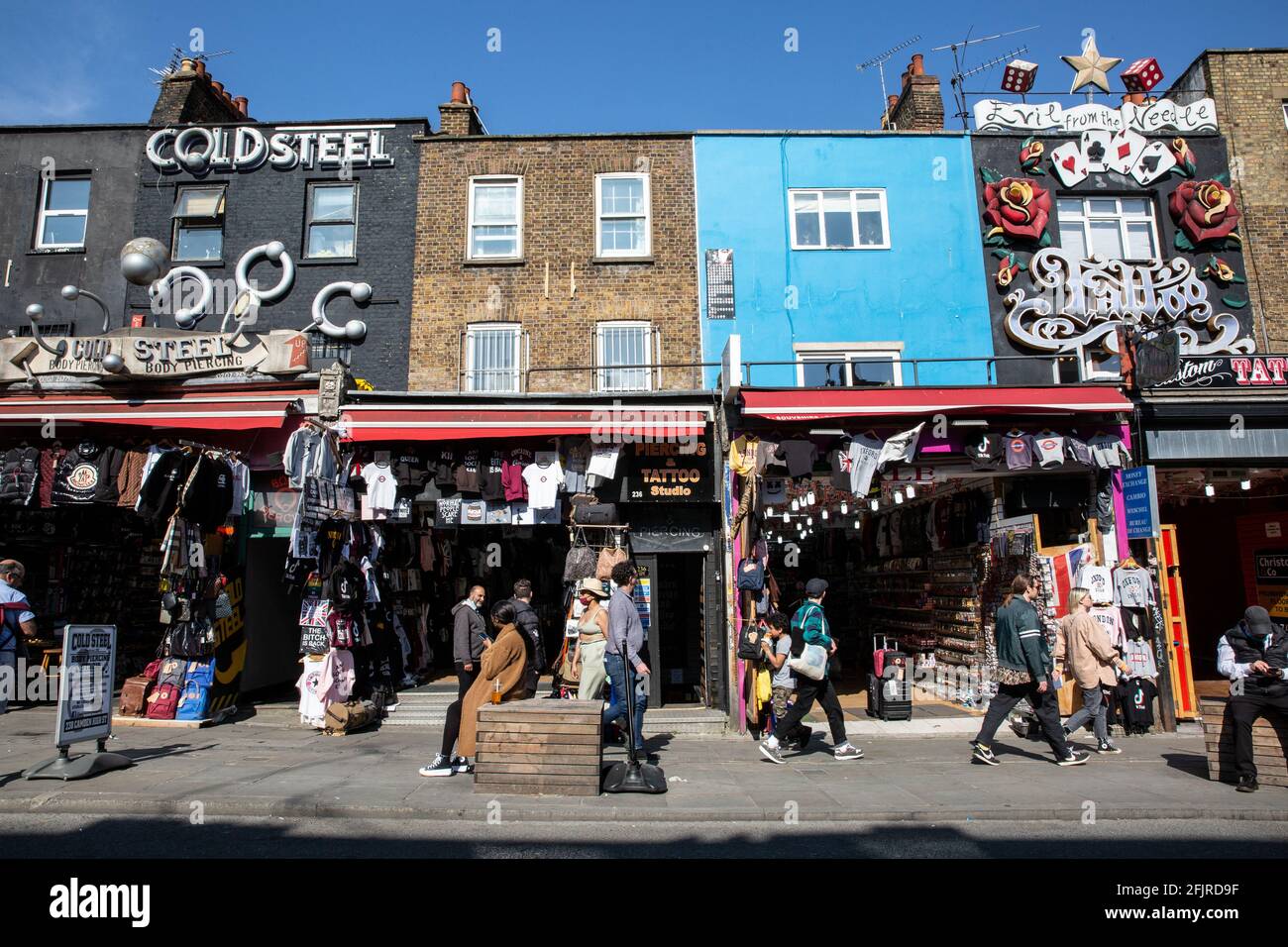 Camden Town high street, North London, England, United Kingdom Stock ...