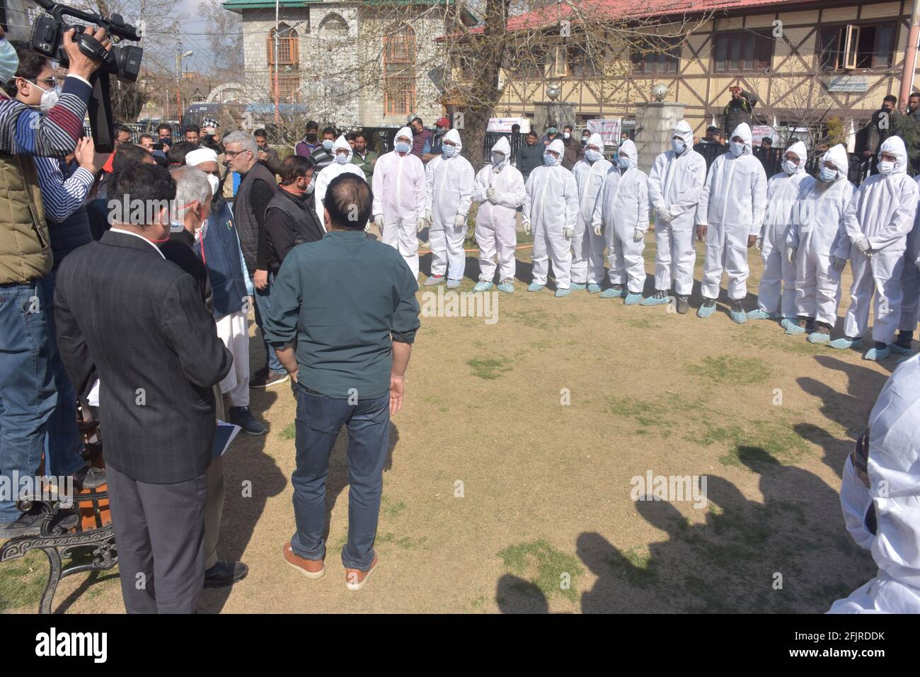 Srinagar, Jammu and kashmir India 07 August 2020. White Kit wearing ...