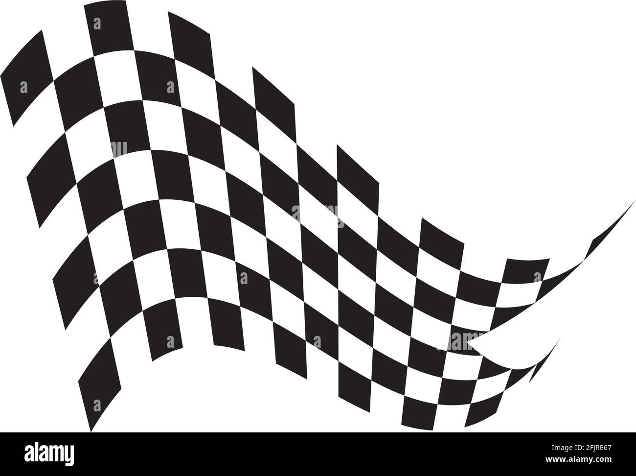 Race flag icon, simple design illustration vector Stock Vector Image ...