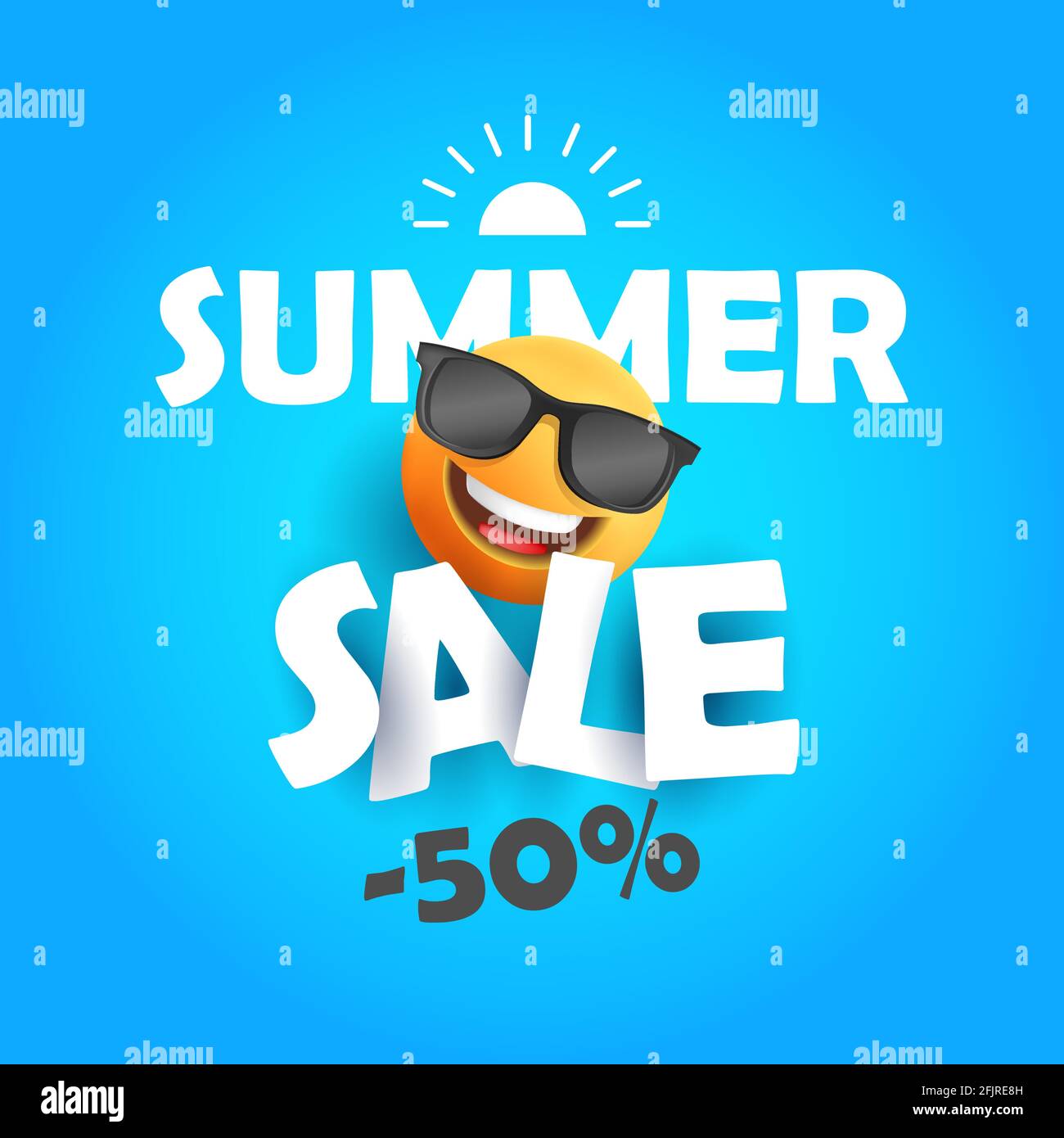 Sun face expression in Stock Vector Images - Alamy