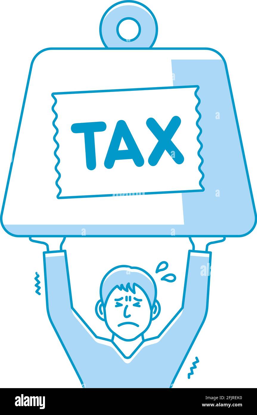 A person who holding big weight vector illustration. The metaphor of a ...