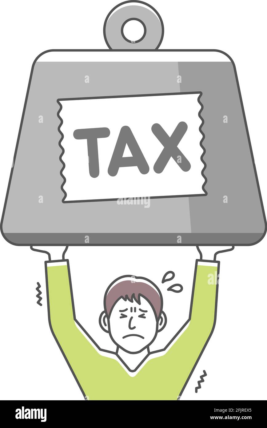 A person who holding big weight vector illustration. The metaphor of a ...