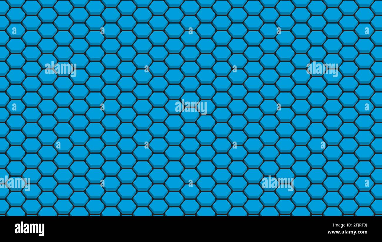 Carbon background 3d hexagonal Stock Vector Images - Alamy