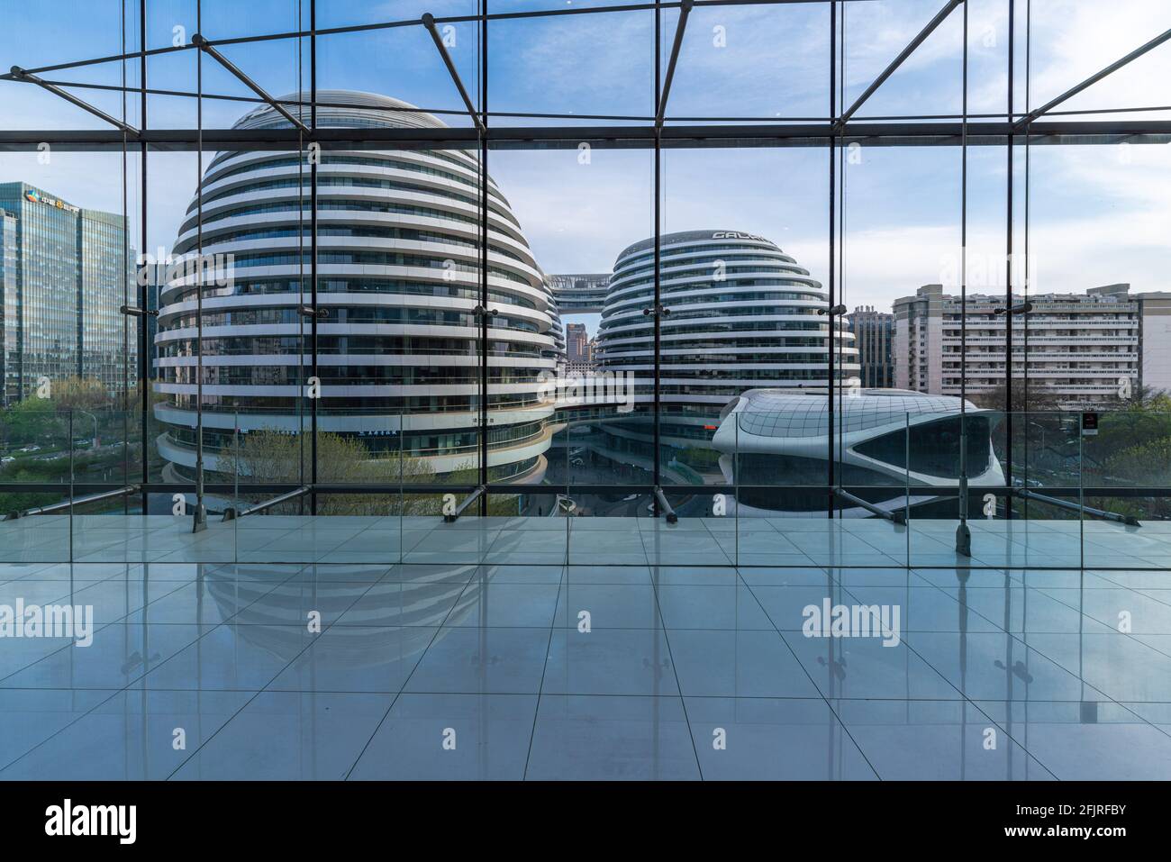 Beijing china view galaxy soho hi-res stock photography and images - Alamy