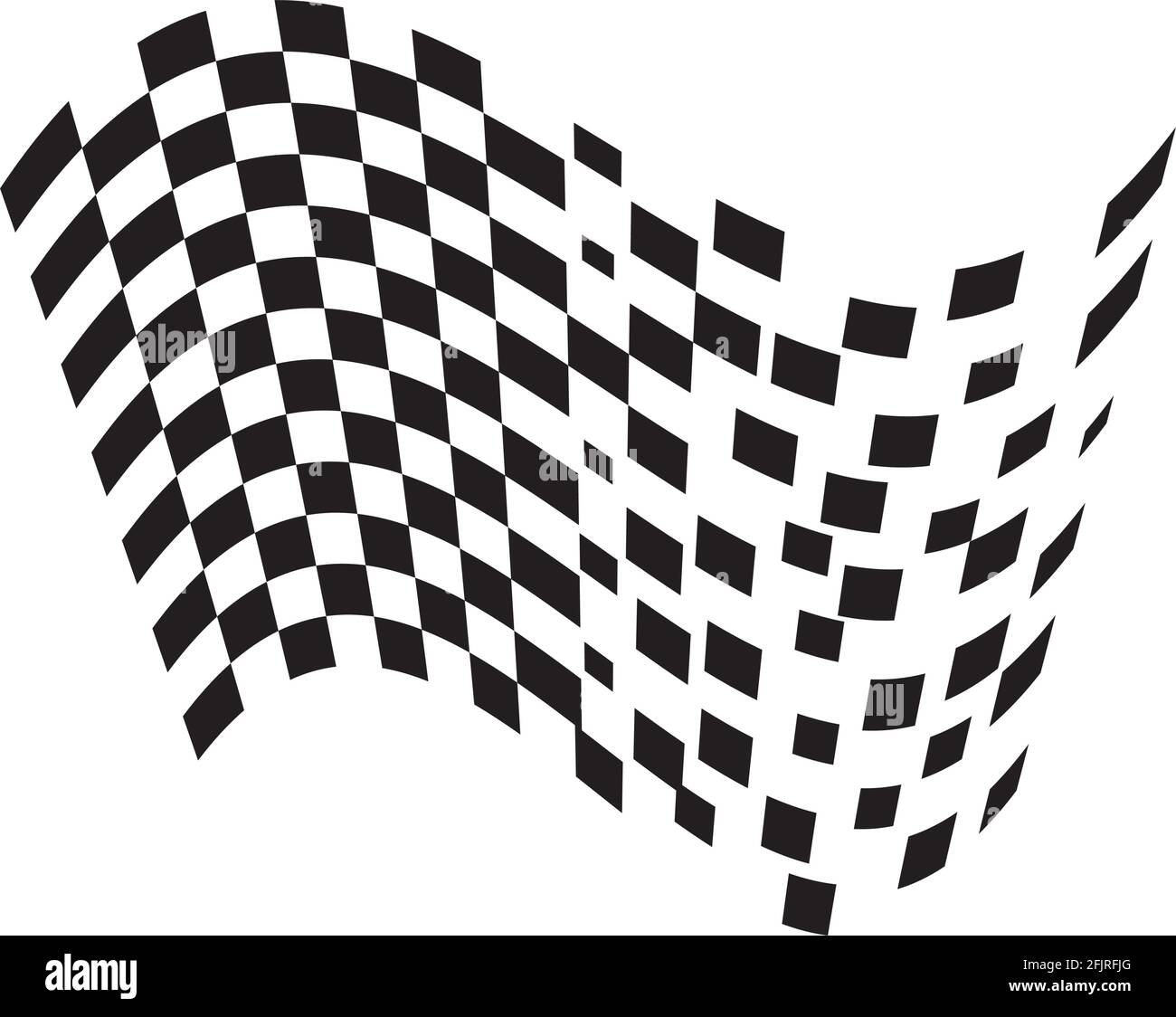 Race flag icon, simple design illustration vector Stock Vector Image ...