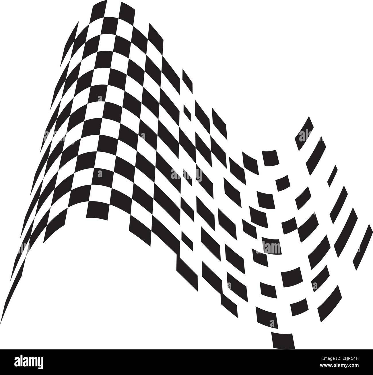 Race flag icon, simple design illustration vector Stock Vector Image ...