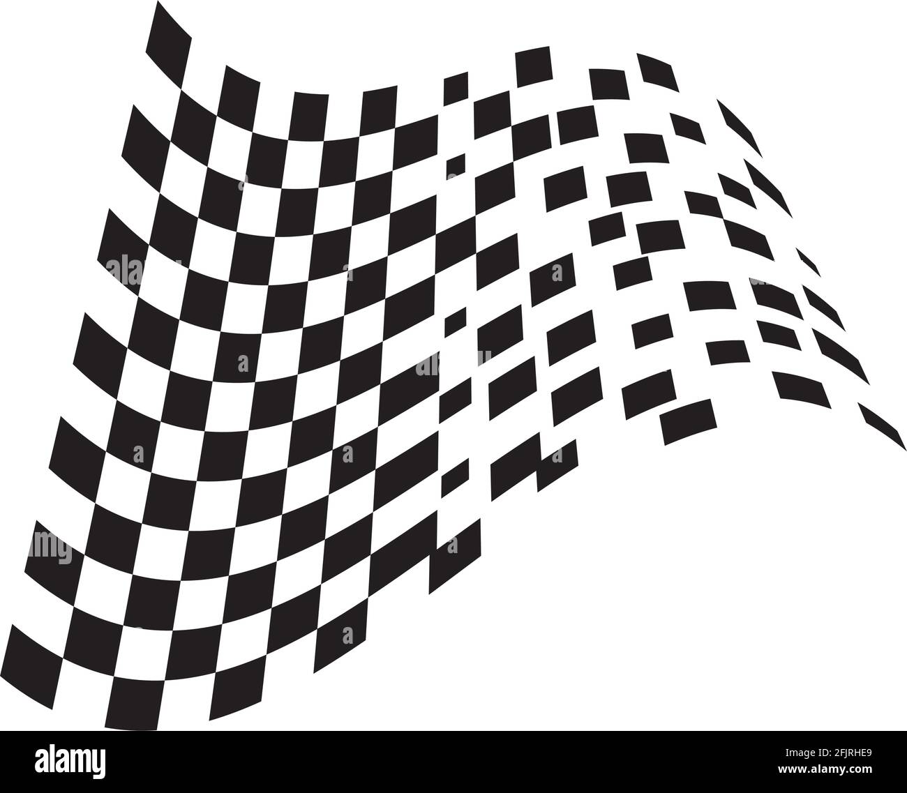 Race flag icon, simple design illustration vector Stock Vector Image ...