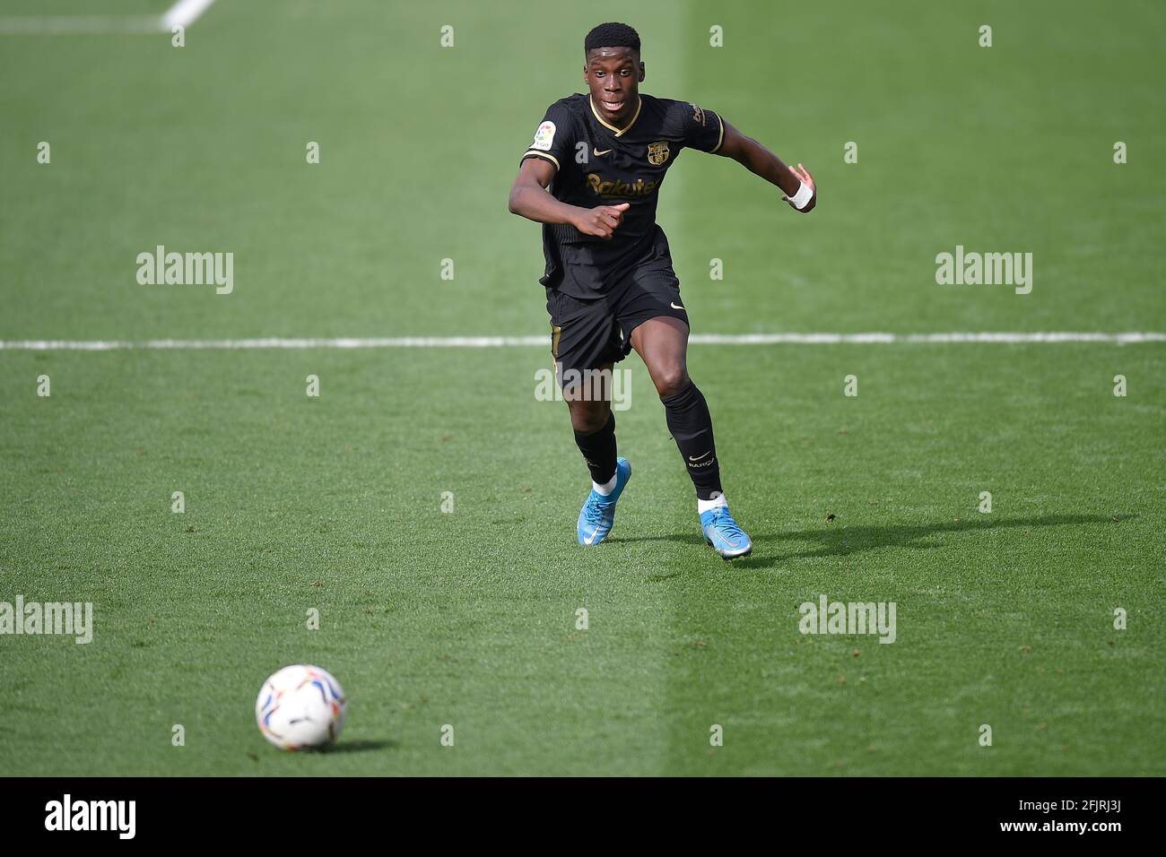 Ilaix Moriba of FC Barcelona during the La Liga match between ...
