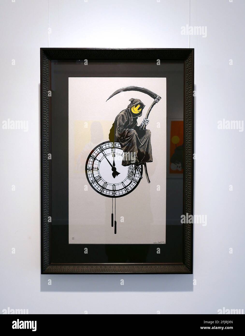 Grin Reaper is a limited edition screen print by Banksy that was ...